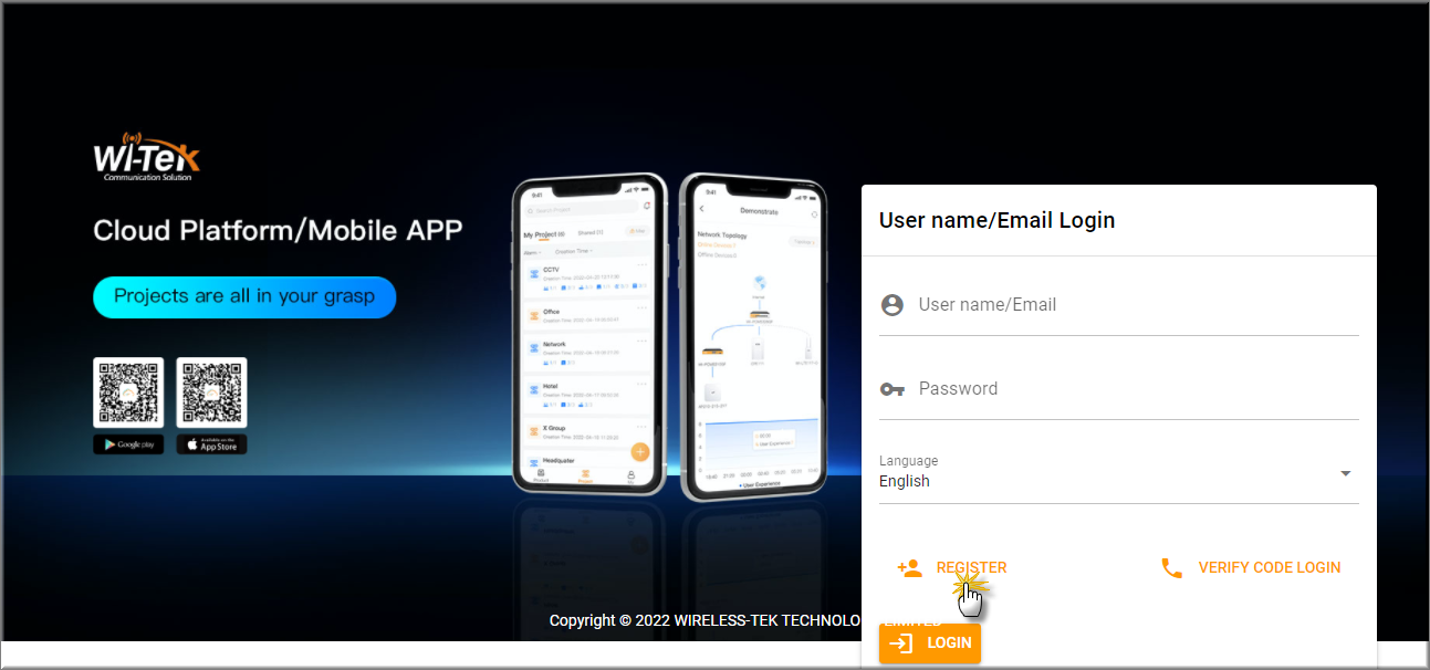 Wi-Tek - Hướng dẫn đăng kí tài khoản Wi-Tek Cloud | Wi-Tek - Hướng dẫn cấu hình trên máy tính ...